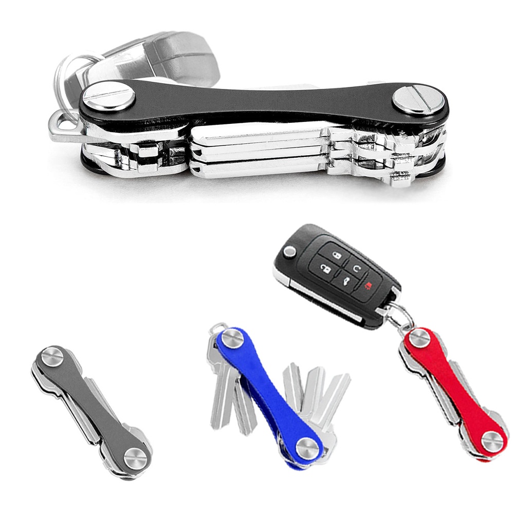 Simple Metal Pocket Keychain Loop Piece for Men Car Fobs Compact Key ...
