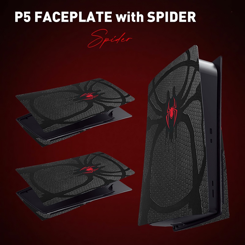 PS5 Console Venom Warsuit Face Plates - Face Plate Console Cover Shell ...