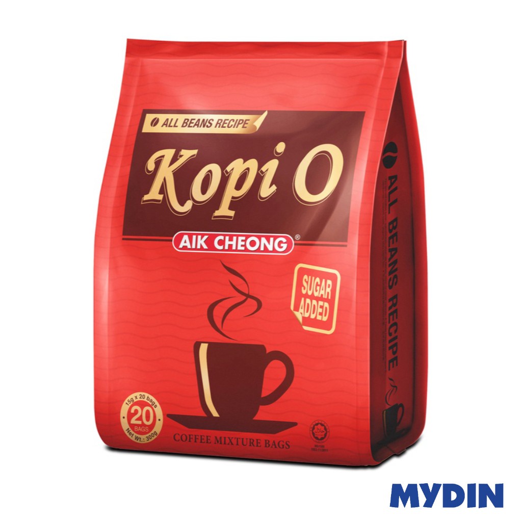 AIK CHEONG Kopi O 2 In 1 Coffee Mixture Bags (20x20g/400g) | Shopee ...