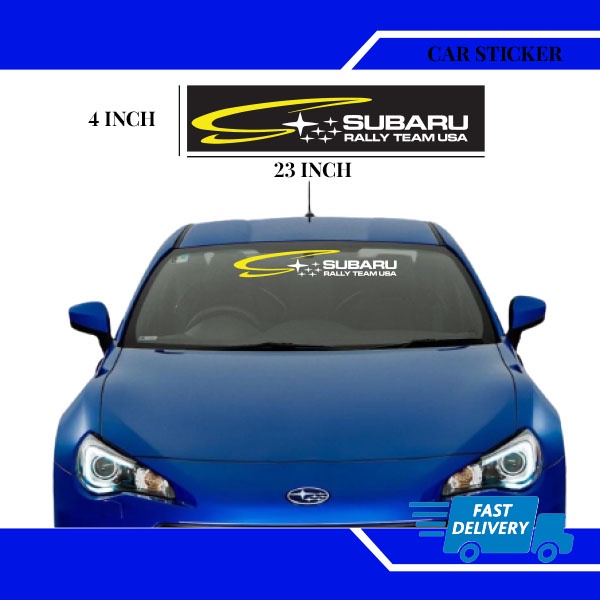 Subaru World Rally Team Car Sticker/LP-108 | Shopee Singapore