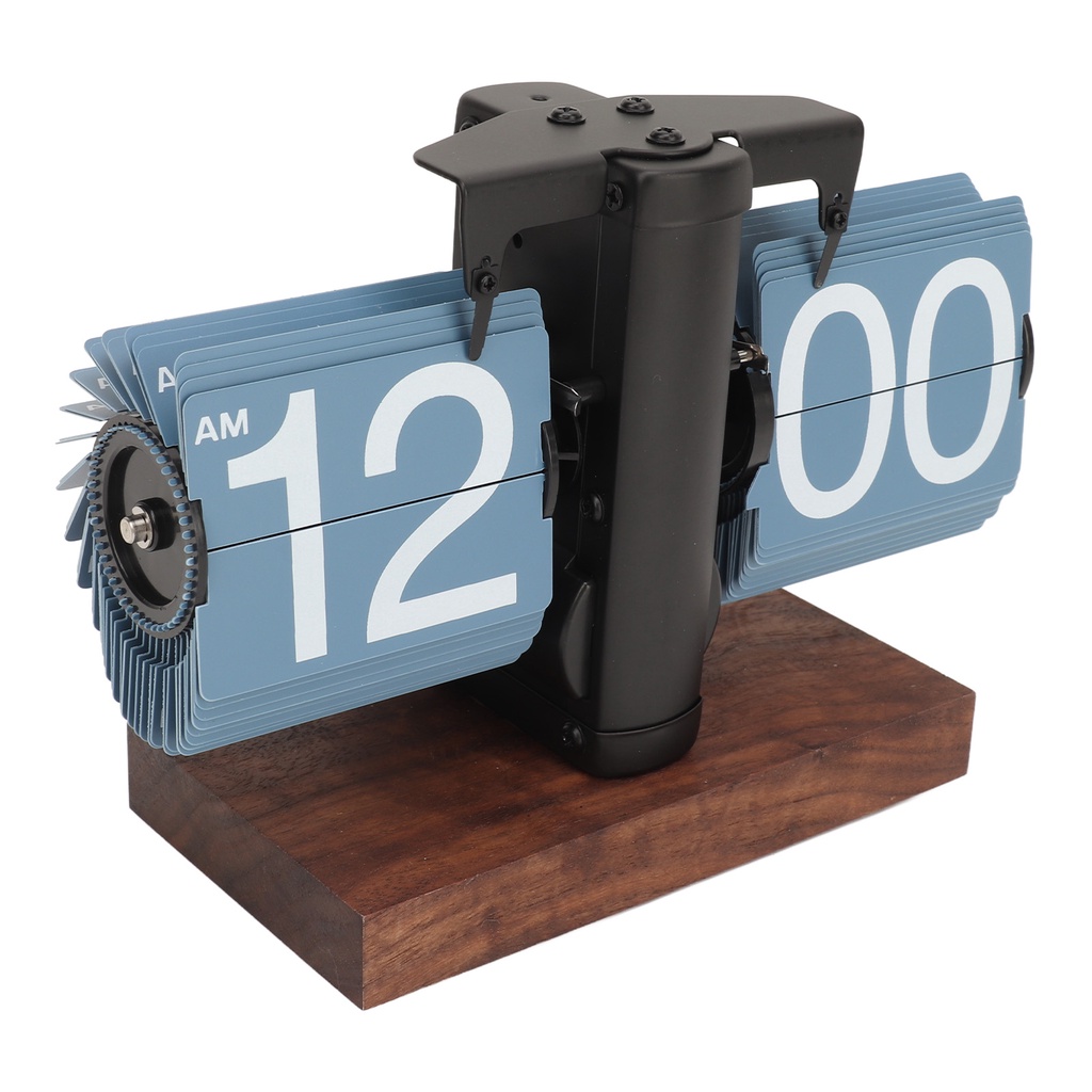 FUN-Digital Flip Down Clock Retro Automatic Turning Battery Operated ...
