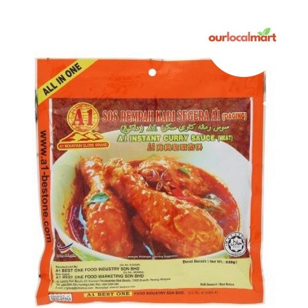A1 Best One Instant Curry Sauce Meat 230g | Shopee Singapore