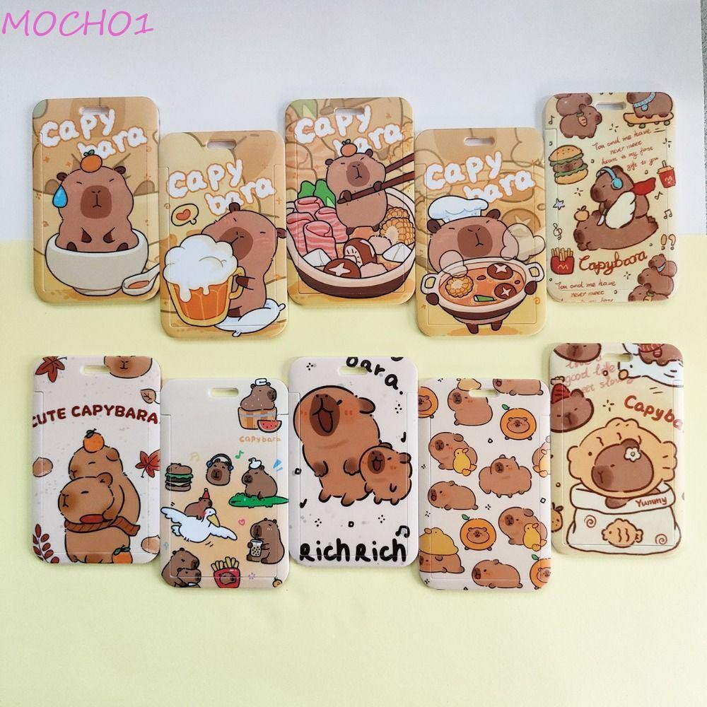 MOCHO1 Capybara Card Holder, Cute Cartoon Animal Capybara Photocard ...