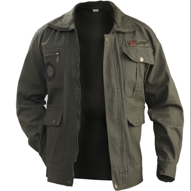 Mens motorcycle riding windproof jacket thickened wear-resistant anti ...