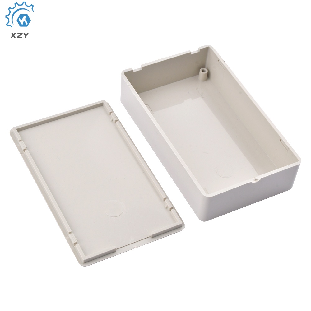 Plastic Electronic Instrument Junction Box Housing ABS Plastic White ...