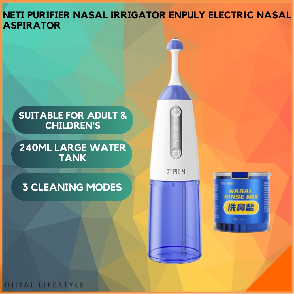 Neti Purifier Nasal Irrigator Enpuly Electric Nasal Aspirator NW312-240 ...