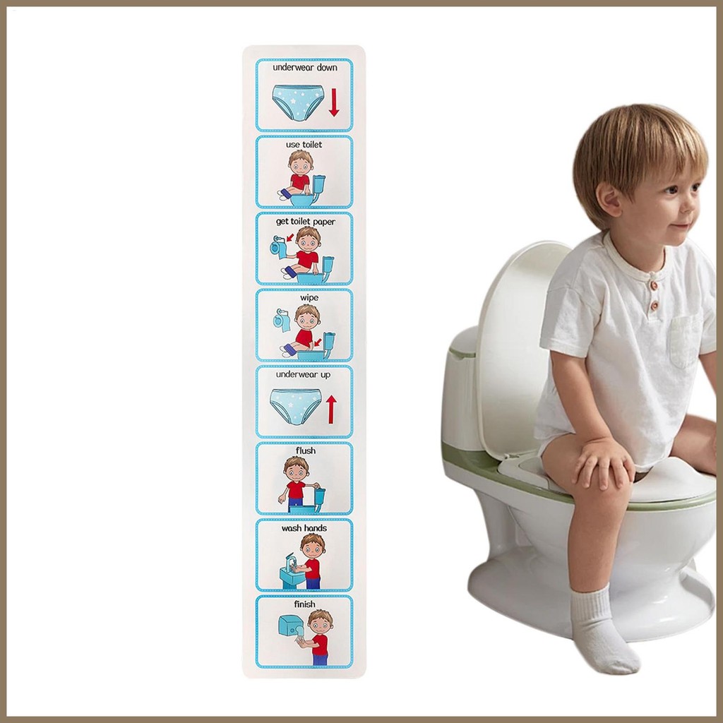 Potty Training Visual Toilet Monitoring Chart Sticker Cards for Visual ...