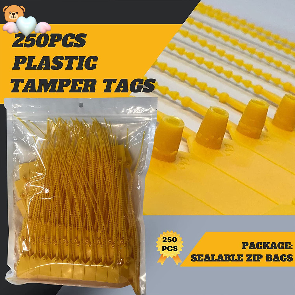 Plastic Tamper Seal Tags, Cable Labels, Pull-Tite Security Seal, Zip ...