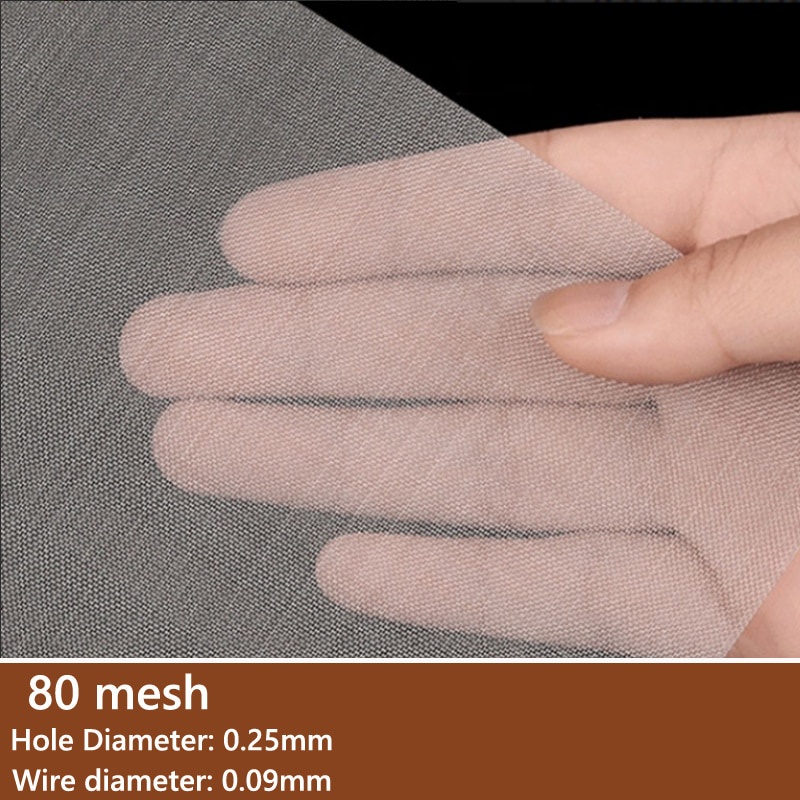 1pcs 304 Stainless steel filter screen 5/8/20/30/40-500 Mesh Woven Wire ...