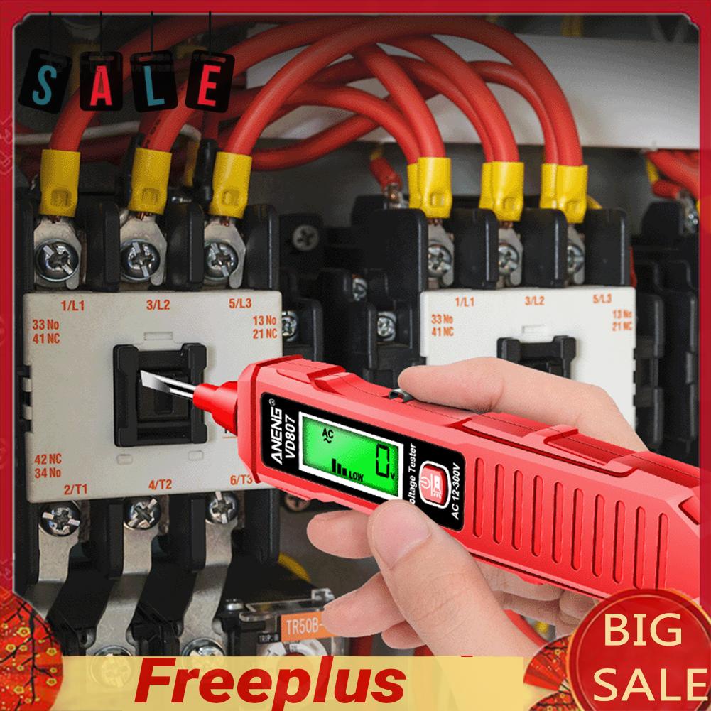 VD807 Digital Circuit Tester LCD Display Sound Light Alarm Zero Fire ...