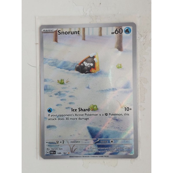 Pokemon snorunt illustration rare paradox rift card | Shopee Singapore