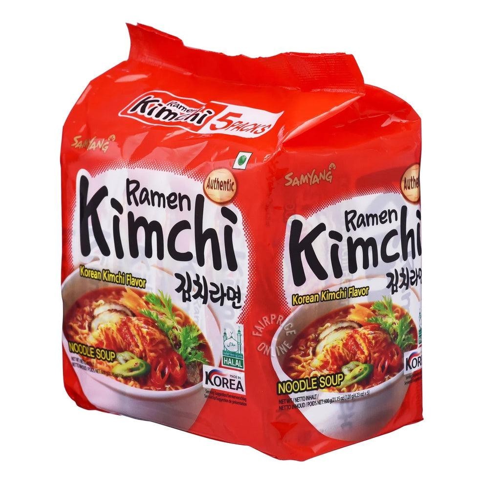 Halal Samyang Kimchi Ramen (120g x 5p) | Shopee Singapore