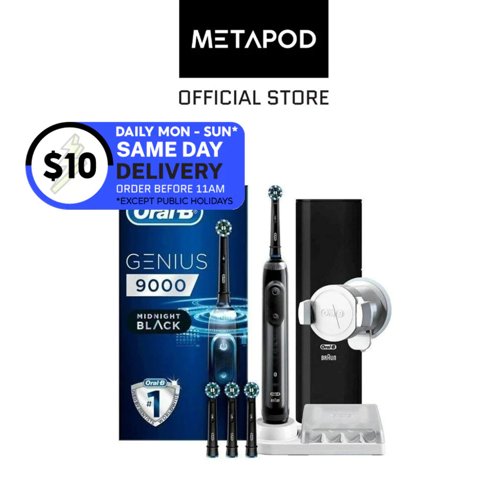 (SAME DAY DELIVERY) Oral-B Genius 9000 Rechargeable Electric Toothbrush ...