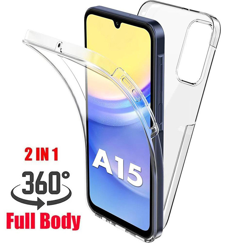 360° Clear Full Body Phone Case For Samsung Galaxy A16 A06 A26 A36 A15 ...
