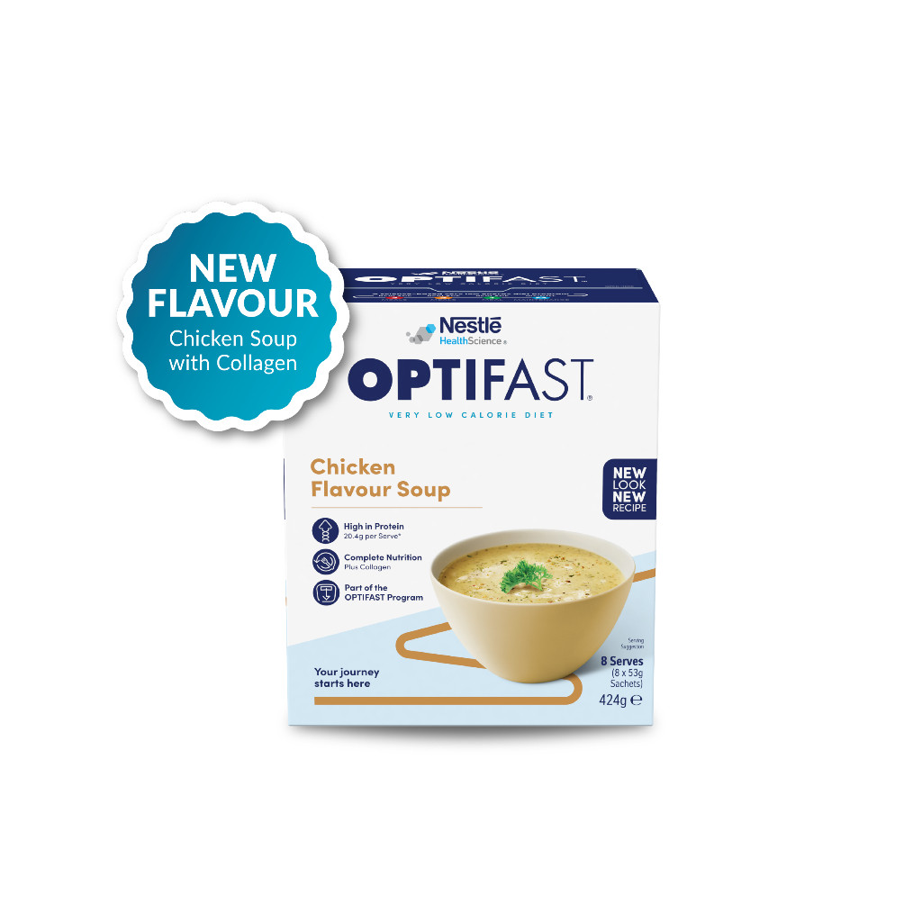 Nestle OPTIFAST VLCD SOUP Chicken (8x53g) | Shopee Singapore