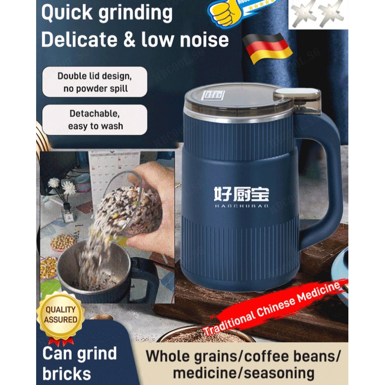 🎈HOT🎈 Spice Coffee Grinder Blender Grinding Machine Flour Mill Chinese ...