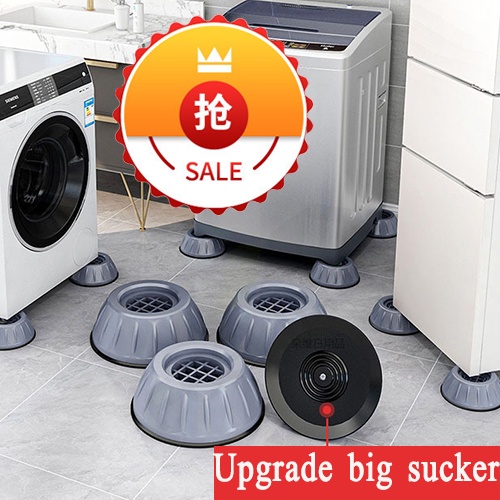 FEELING 4pcs Non-Slip Washing Machine Rack,Refrigerator Base,Washing ...