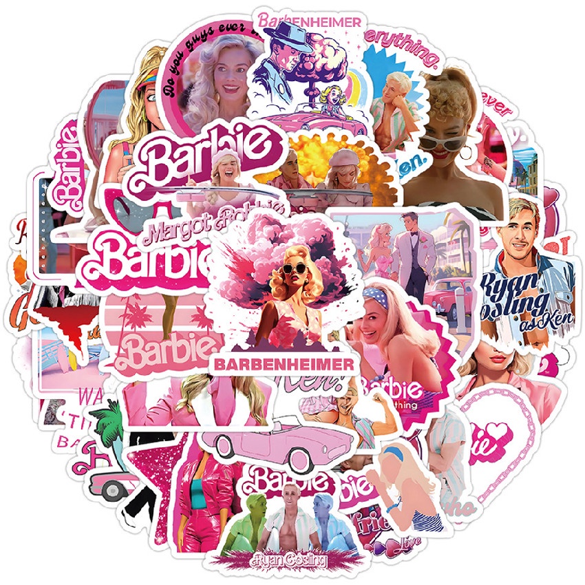Barbie Series 03 Stickers 50Pcs/Set Waterproof IY Fashion Decals Doodle ...