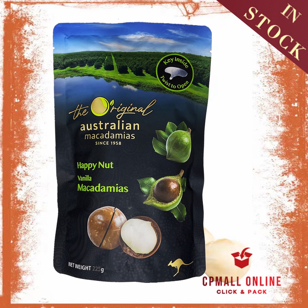 [Expiry Date: 12/2025] Macadamias 夏威夷果香草味 Happy Nut Dry Roasted ...