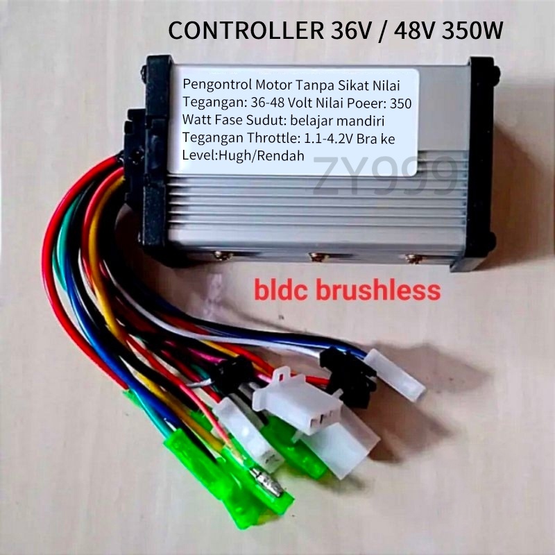 Exotic Electric Bicycle Controller Bldc 36v 48v 350w Universal Electric ...