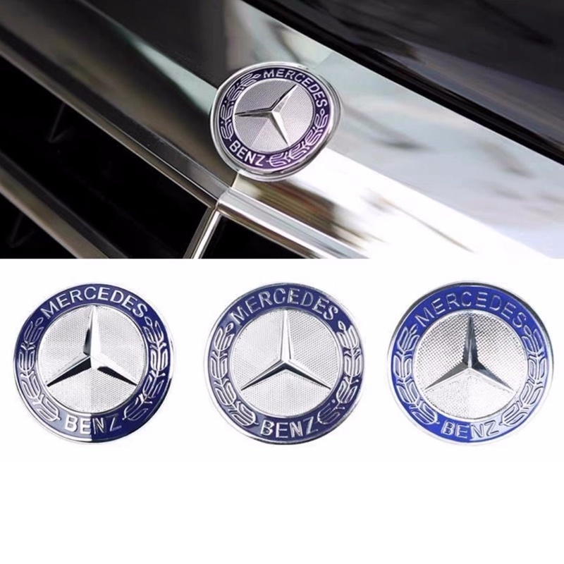 W222 front grille logo W221 front bumper emblem for Mercedes Benz C E S ...