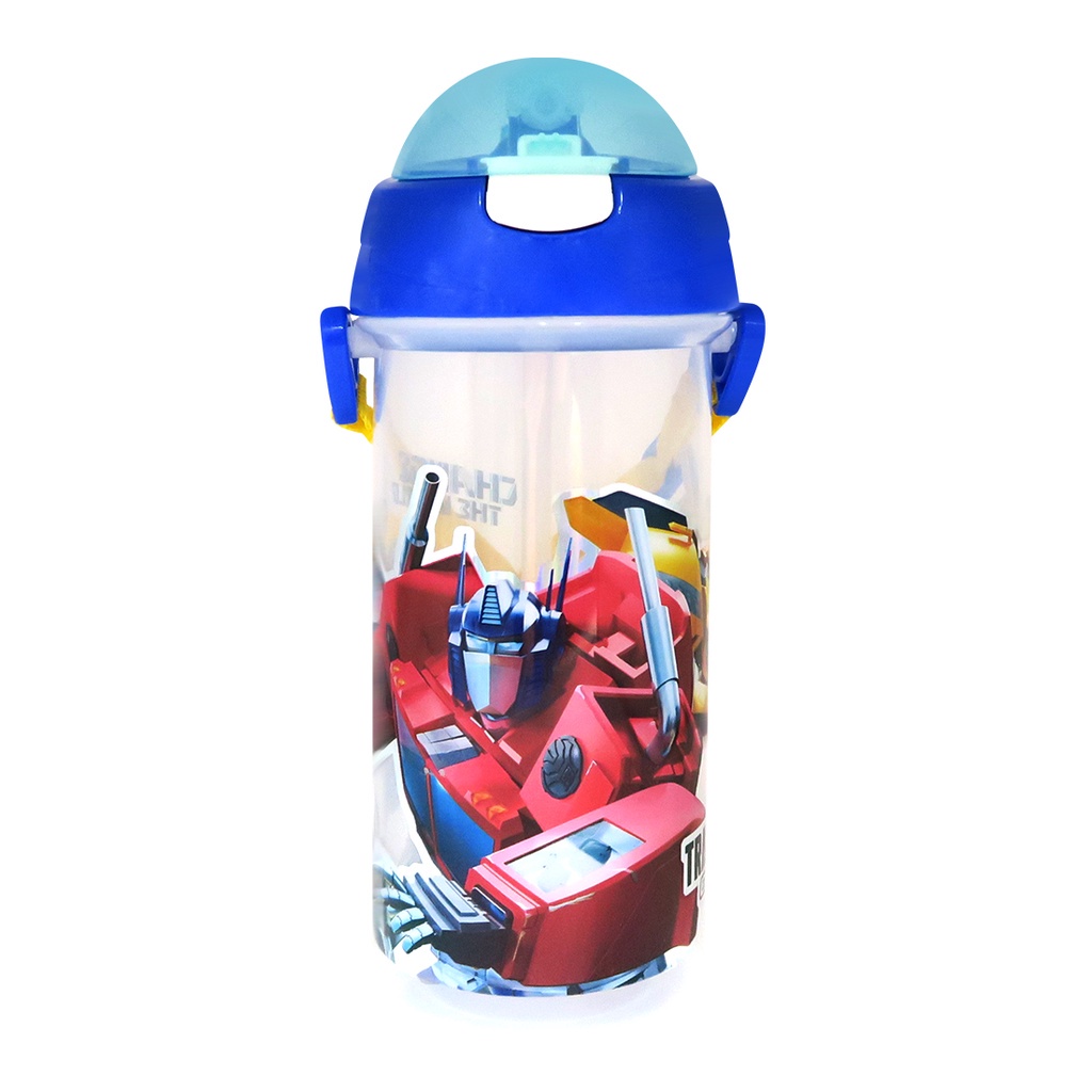 Transformers Optimus Prime PP Water Bottle With Straw (600ml)(8785 ...