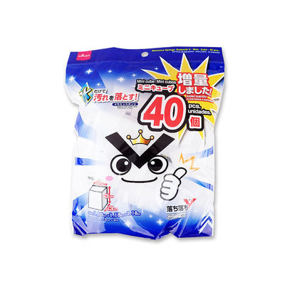 Daiso Melamine Sponge (Falling V, Mini Cube, 40 pieces) [Delivery from ...