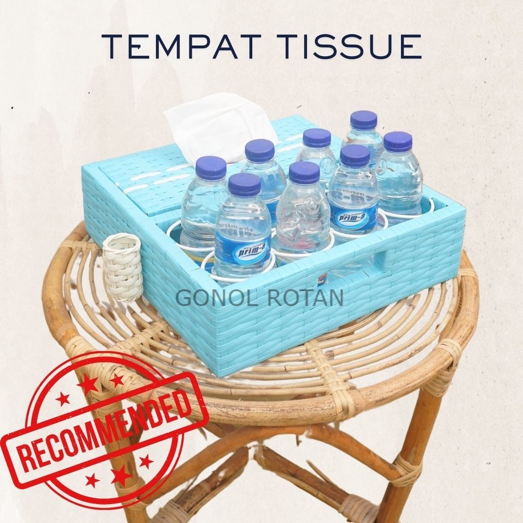 Synthetic Rattan 2-in-1 Storage Bin – Multifunctional Design for ...