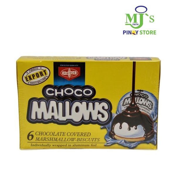 Fibisco Choco Mallows 6 Cocolate Covered Marshmallow Biscuits 100g ...