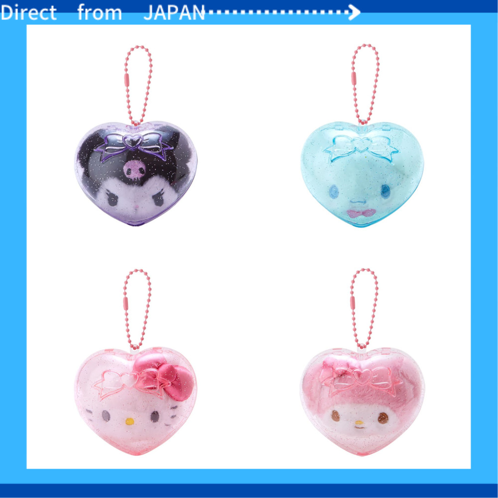 Sanrio Case Mascot Holder Clear Plump 3D Kuromi Kuromi-chan Kuromi 7×8× ...