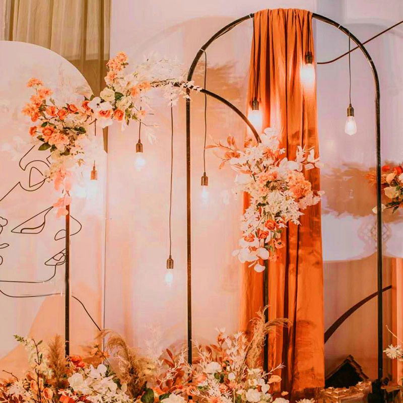 New Wedding Props Arc Arch Stage Background Welcome Semicircle Ornament ...