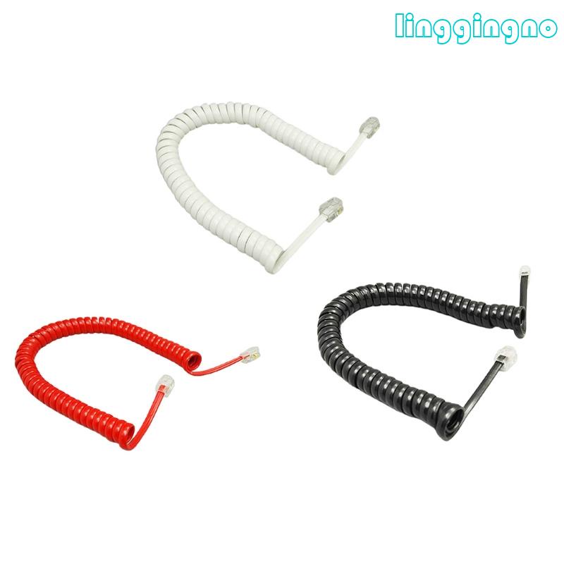 RR Telephone Phone Handset Cable Cord Coiled 6 Feet Coiled Landline ...