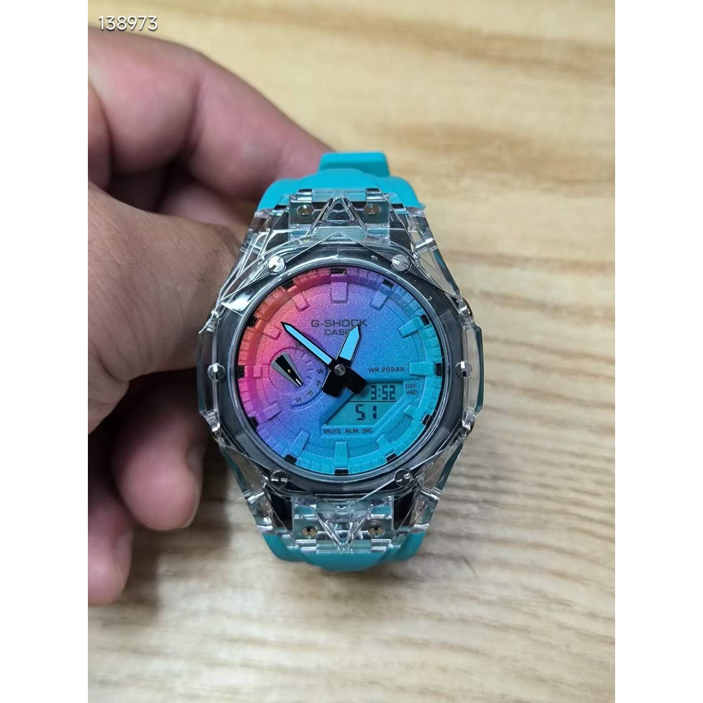 g-shock GA-2100SRS AP Series Sports Watch Gradient Rainbow Ga2100ap ...