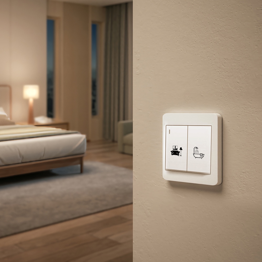 Switch Panel function sticker Transparent Light Switch Label Self ...