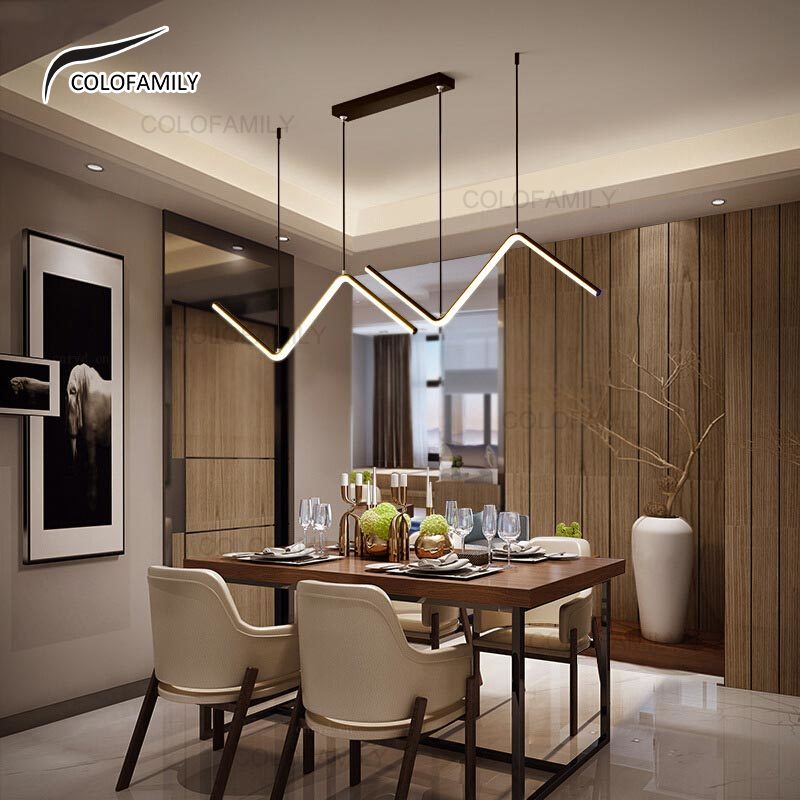 Led Chandelier Pendant Light Dining room Minimalist Modern Nordic ...