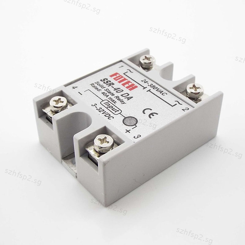 Power Supply Relays SSR-40DA 40A Solid State Relay Module DC 4V-32V ...