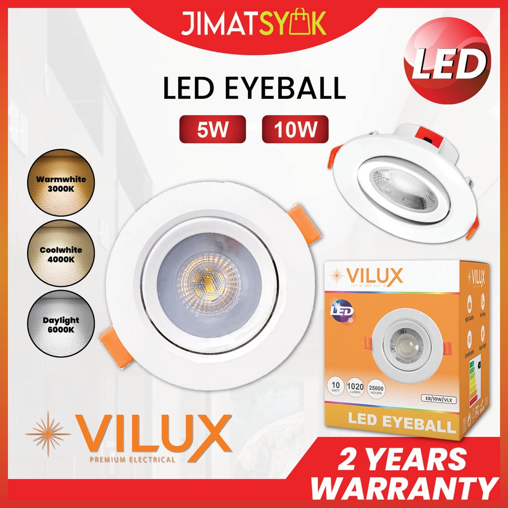 [UPGRADED] LED Eyeball Recessed Spotlight 5W 10W LED Recessed Eyeball ...