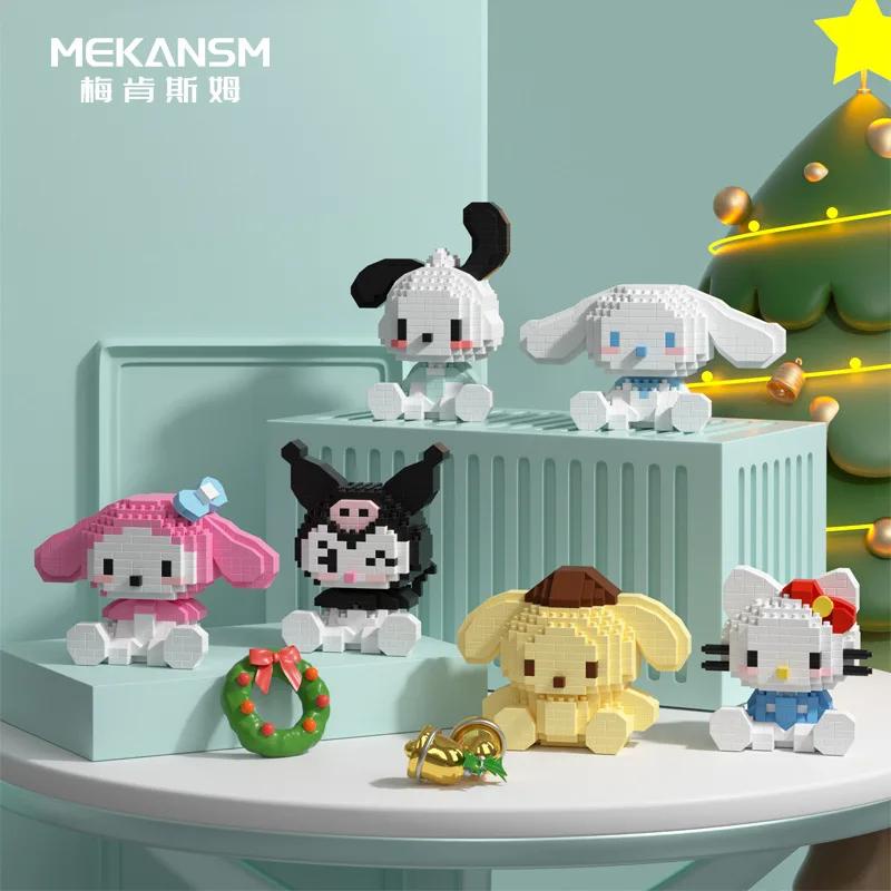 READY STOCK Sanrio Hello Kitty Micro Building Blocks Pochacco ...