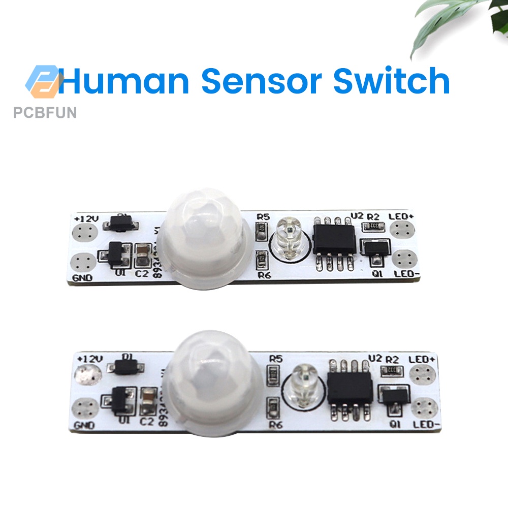Pcbfun Dc5-24v 3a Infrared Human Motion Detection Sensor Automatic On ...