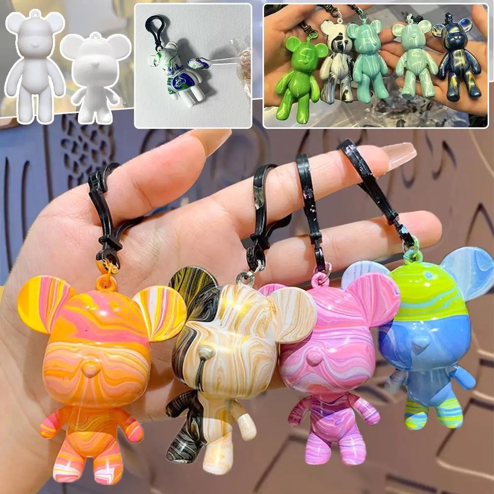 Bear Brick Key Chain DIY Art Kit Birthday Goodie Bag Gift | Shopee ...