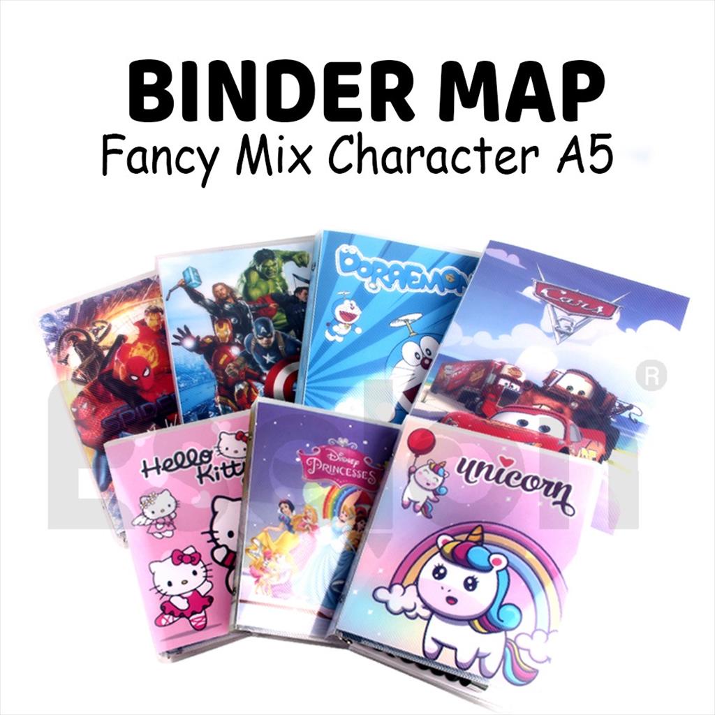 [MaxMart] Fancy character A5 binder folder/ fancy A5 binder folder ...
