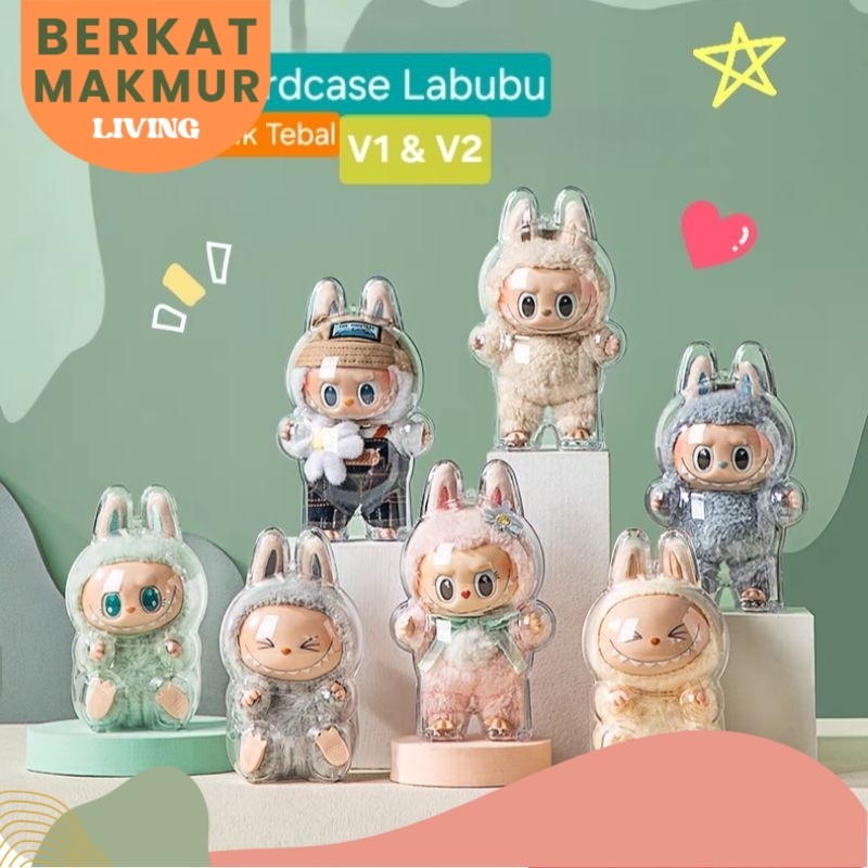 (MADE) St8331 Labubu Cover Acrylic Case Labubu V1 & V2 Case Labubu Have ...