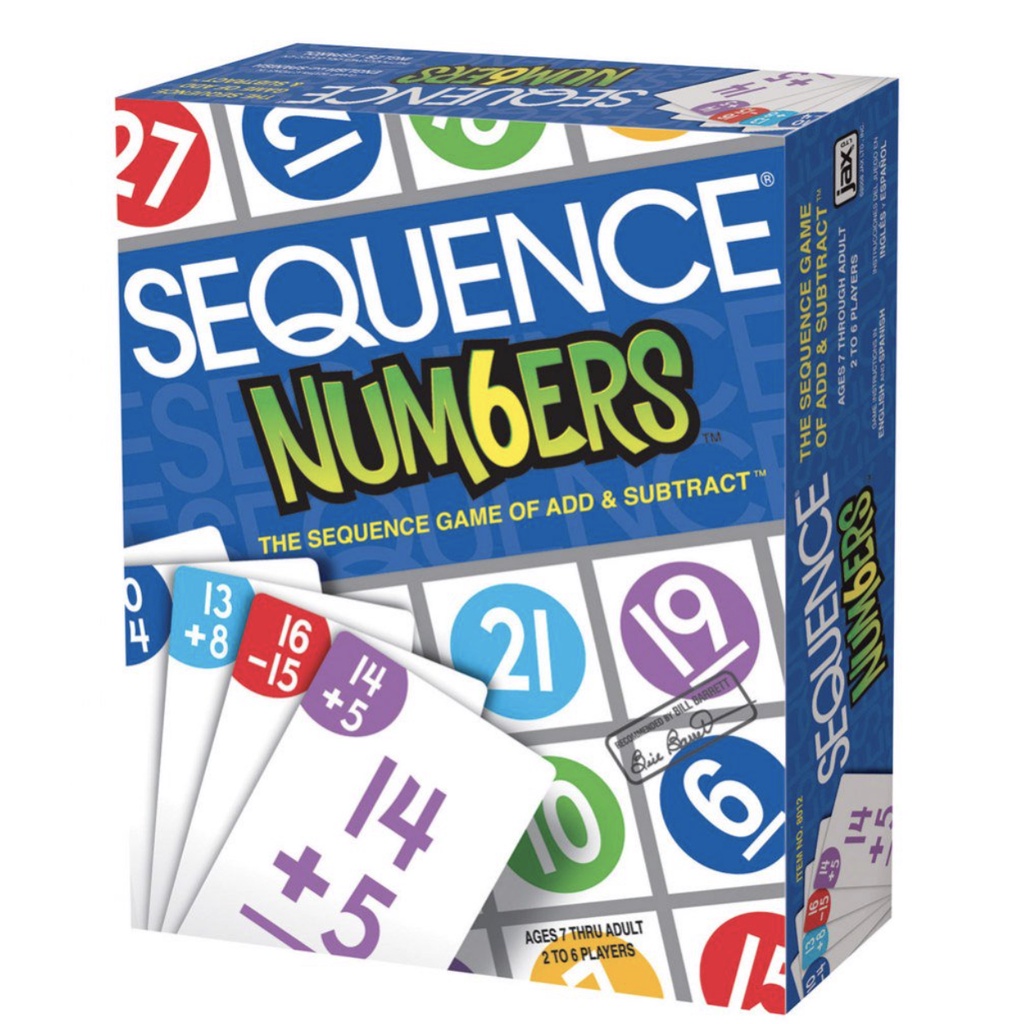 [SG] SEQUENCE Numbers Strategy Board & Card Games - Family & Friends ...