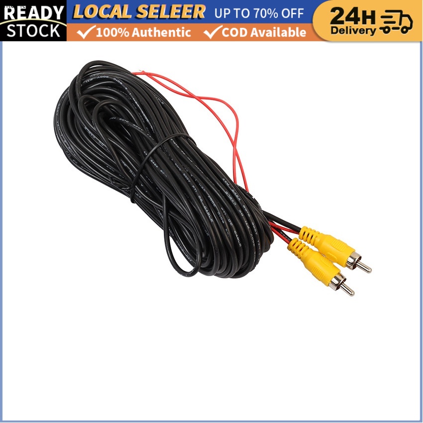 Car Truck RCA Male to Male Reverse Rear View Parking Camera Video ...