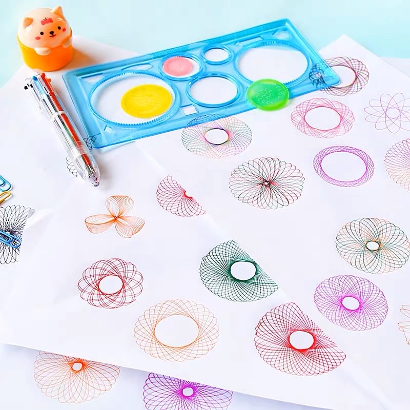 Design Ruler Goodie Bag Spirograph Drawing Ruler Gift Bag | Shopee ...