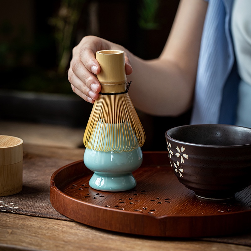 Matcha Whisk (Chasen), Tea Spoon, and Scoop (Chashaku) Matcha Tea Set ...