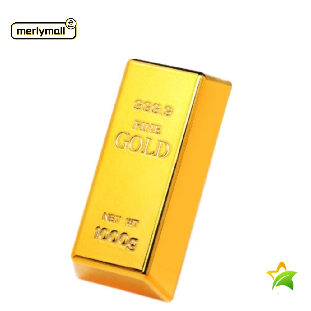 MERLYMALL Gold Bullion Door Stopper, Durable Practical Fake Gold Bar ...