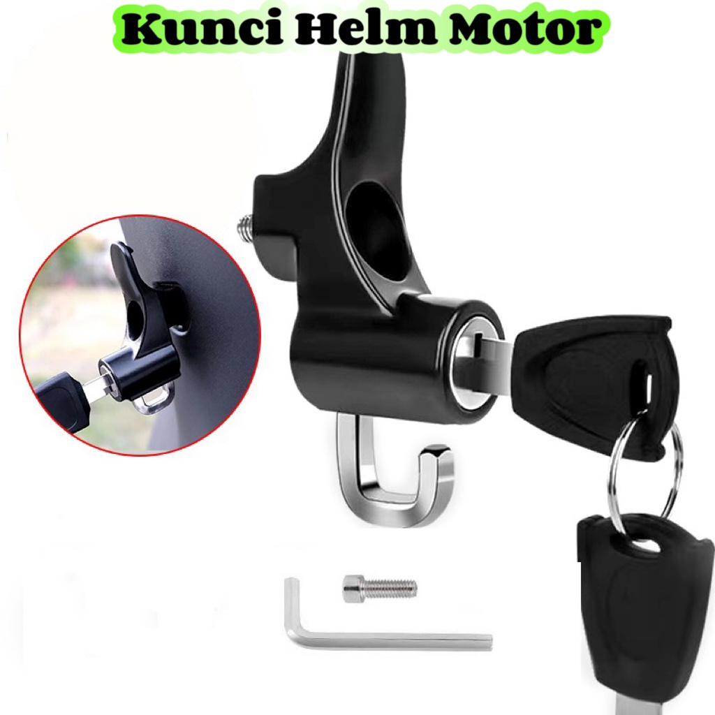 Anti-Theft Helmet Padlock for Motorcycle Handlebars/Anti-Theft Helmet ...