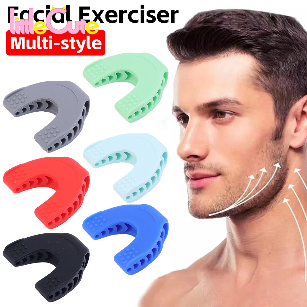 Women Men Beauty Tool / Silicone Bite Balls Jaw Exerciser / Cheekbones ...