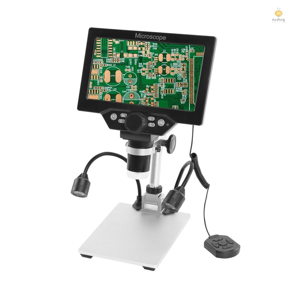 B1200 Digital Microscope 7 Inch Large Color Screen Large Base LCD ...